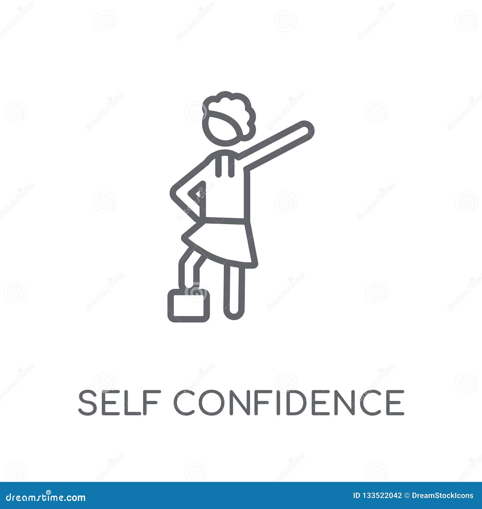 Confidence Definition Stock Image Image Of Miniature
