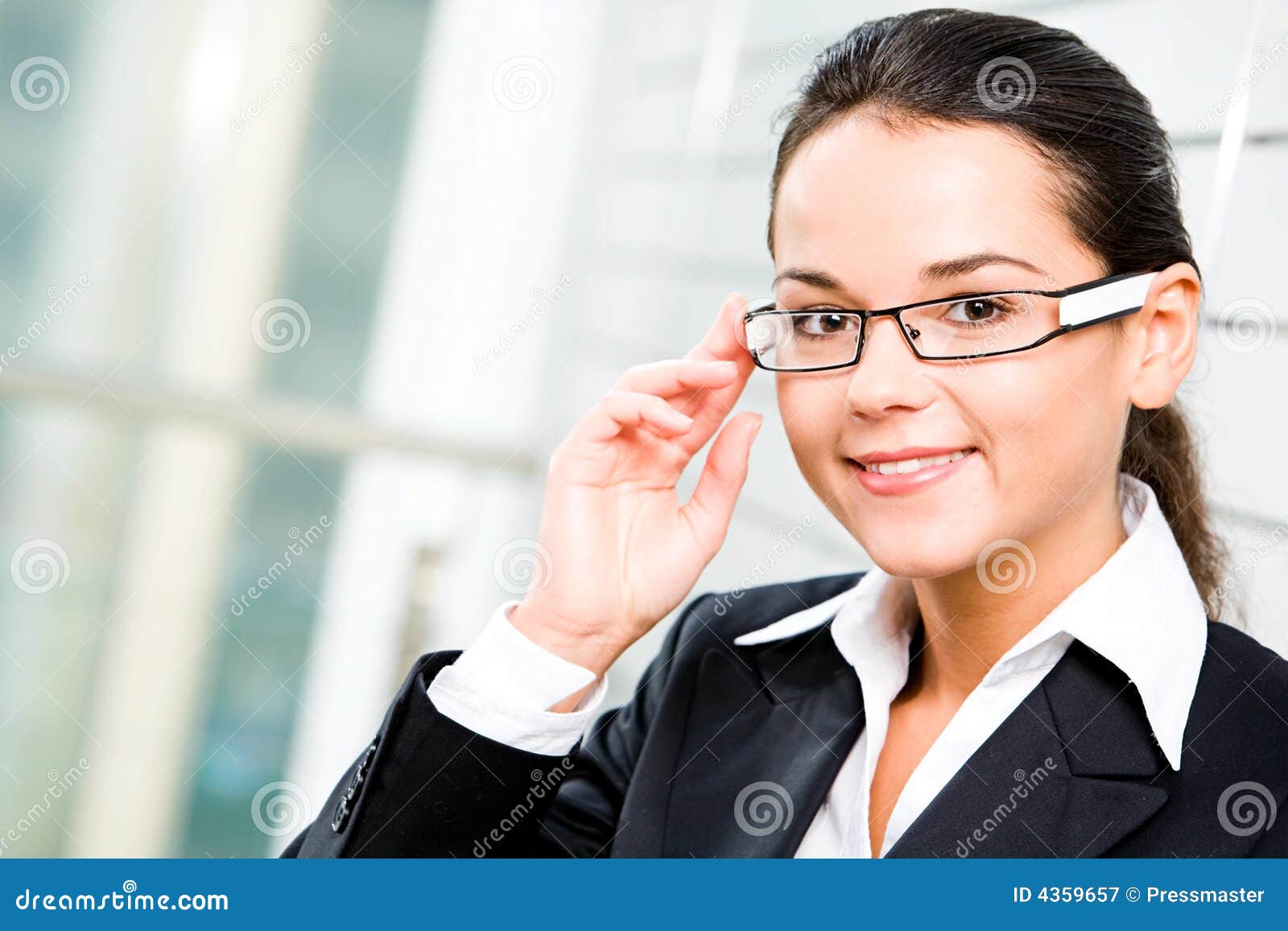Self-confident woman stock image. Image of hand, female - 4359657