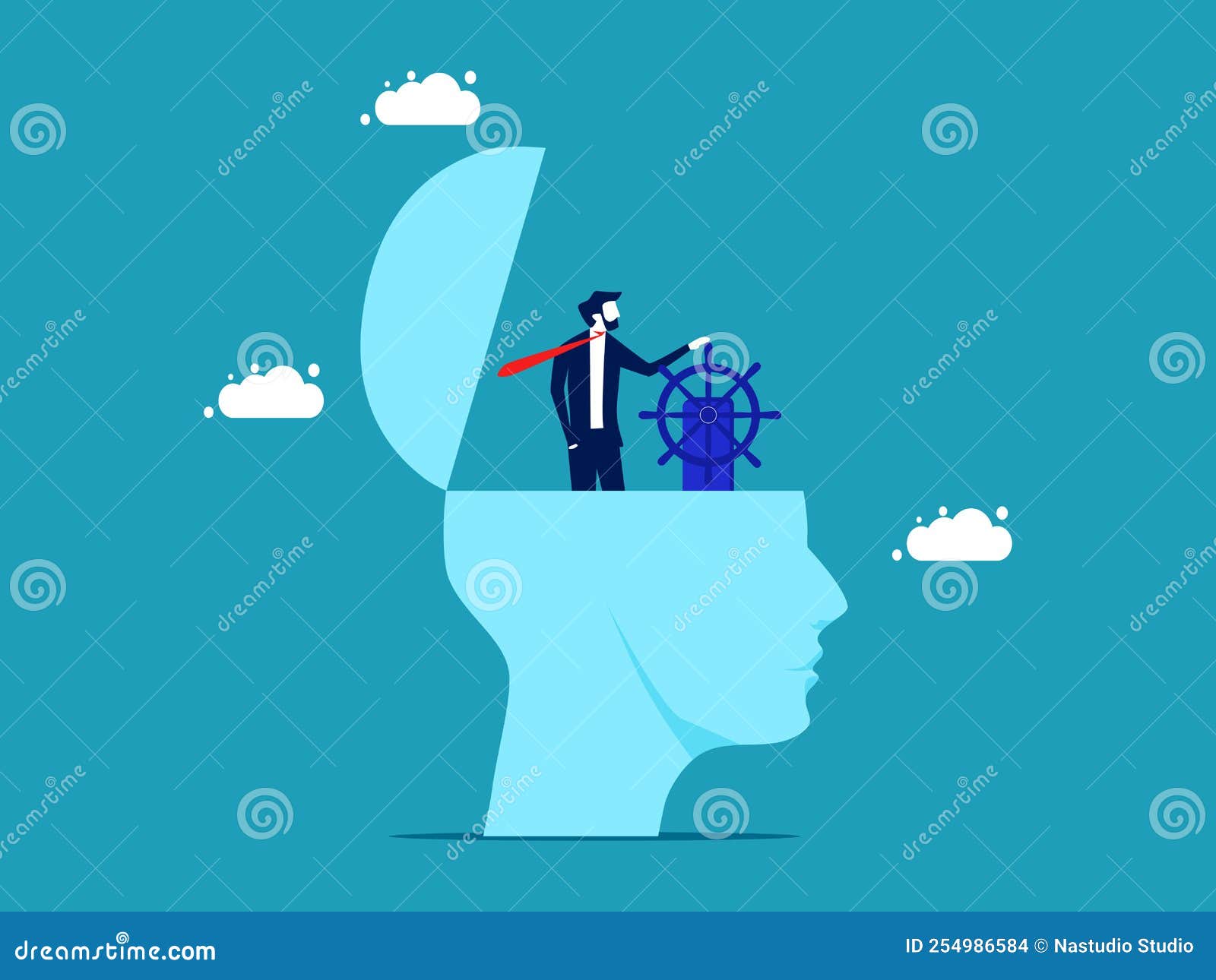 Self Control in the Right Direction Stock Vector - Illustration of ...