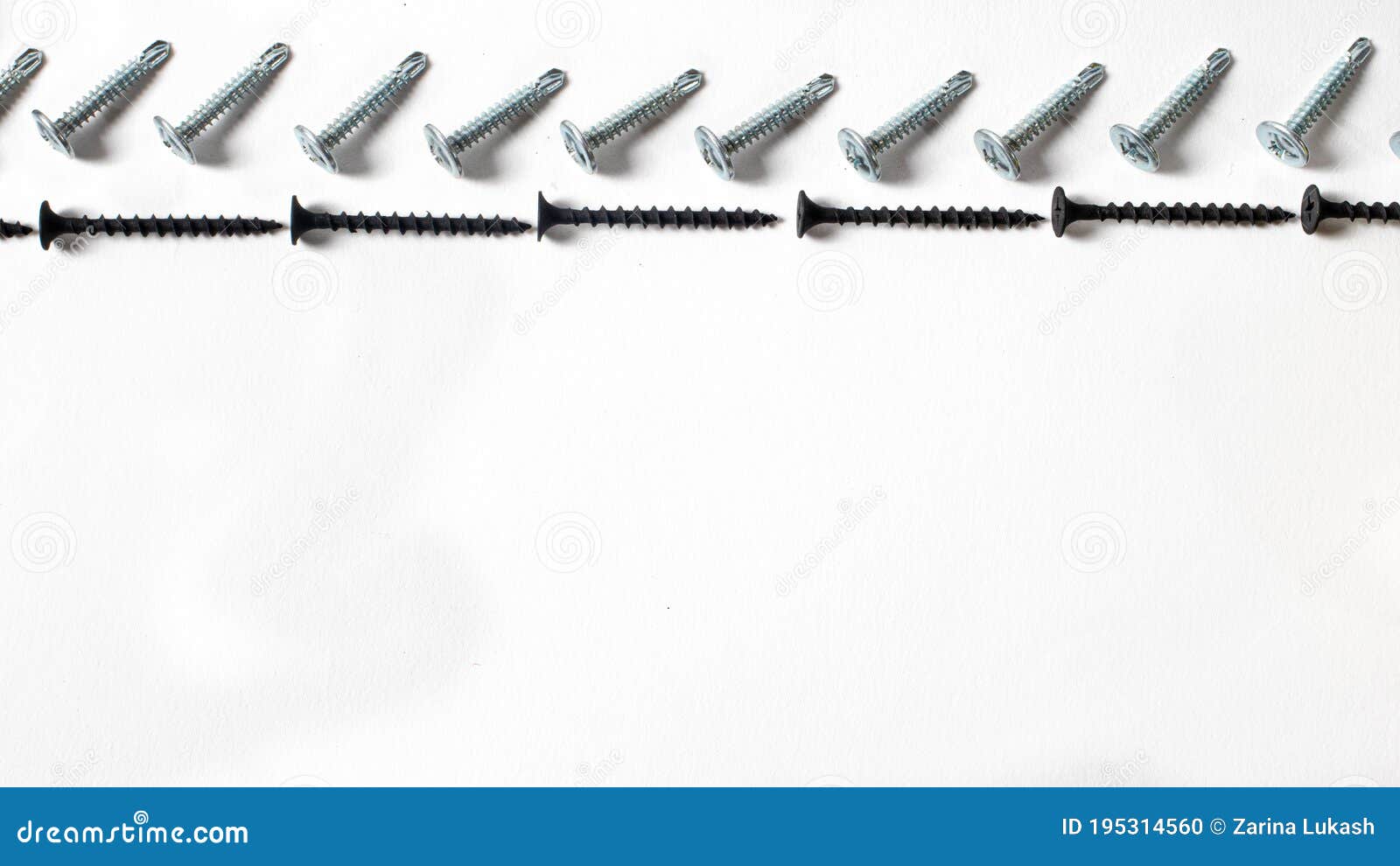 Self-cutters on a White Background Banner with Space for Text ...