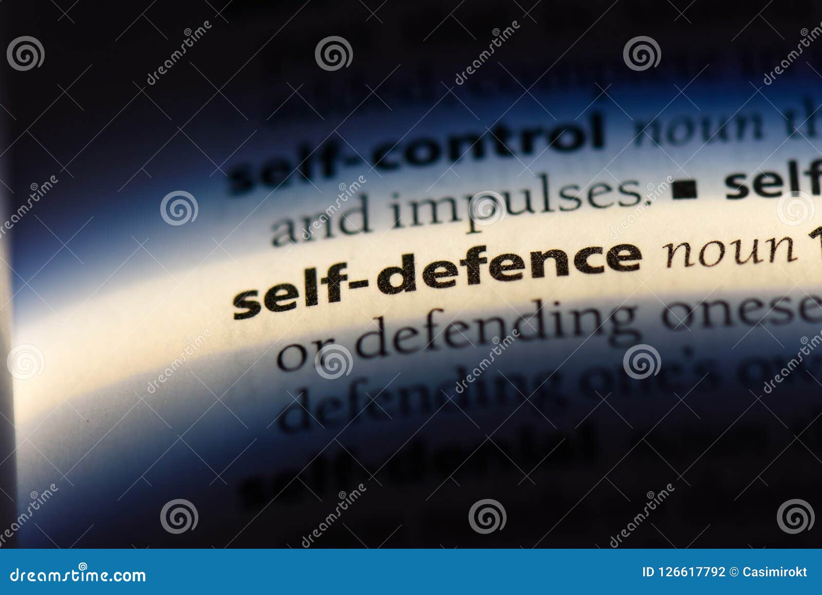 Self defence stock photo. Image of writing, text, word - 126617792