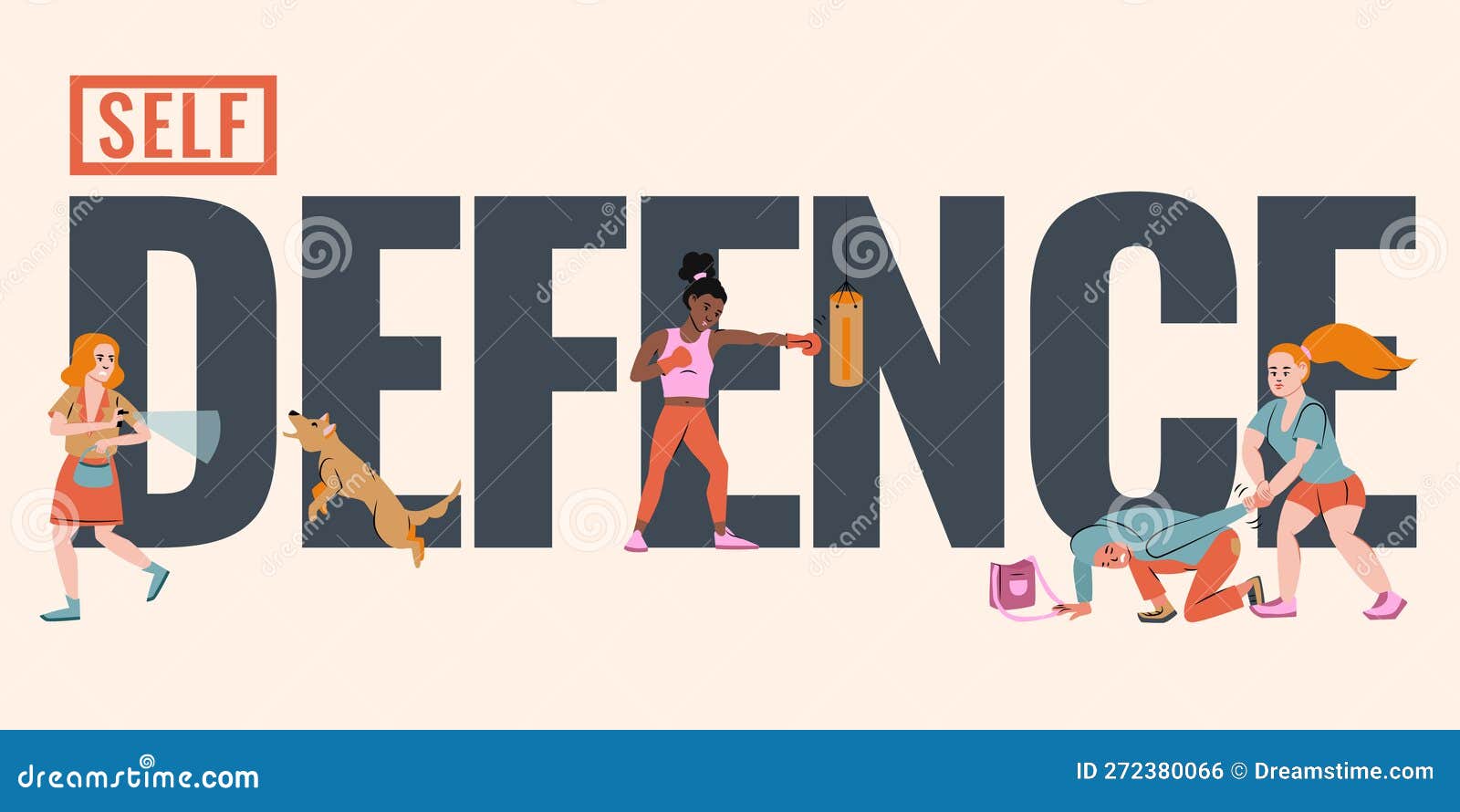 Self Defence Isometric Infographic Royalty-Free Cartoon | CartoonDealer ...