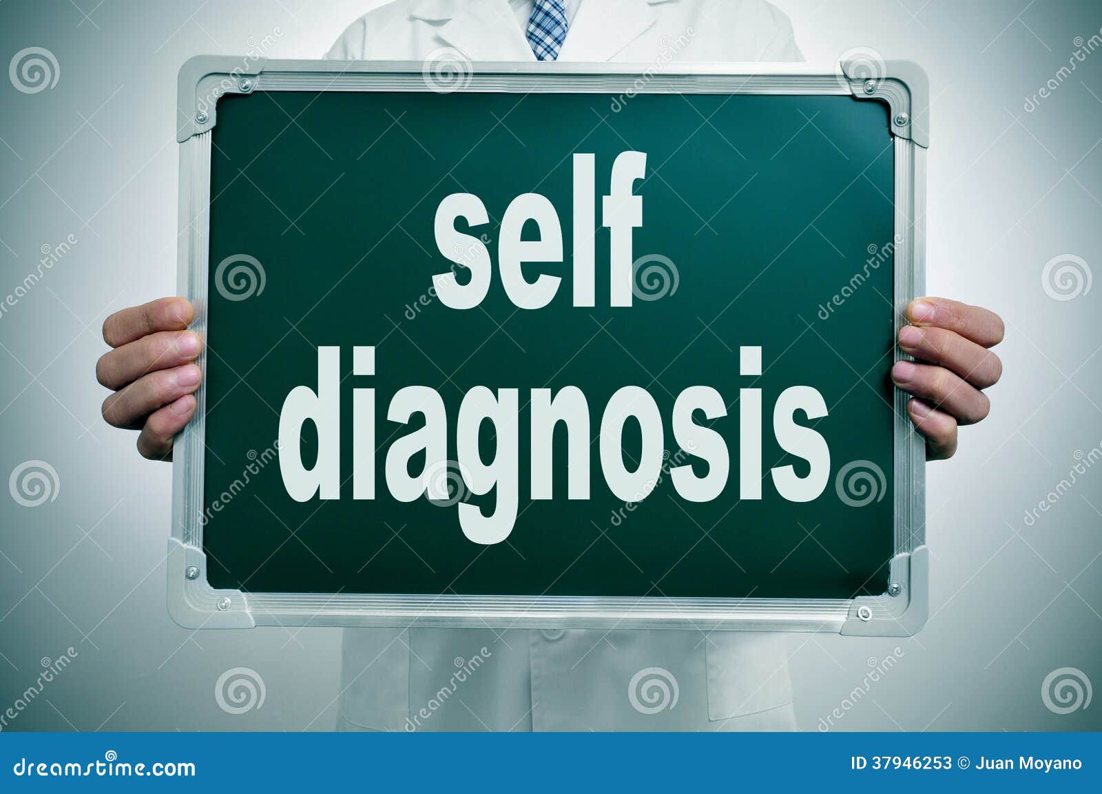 Self diagnosis stock image. Image of patient, disorder - 37946253