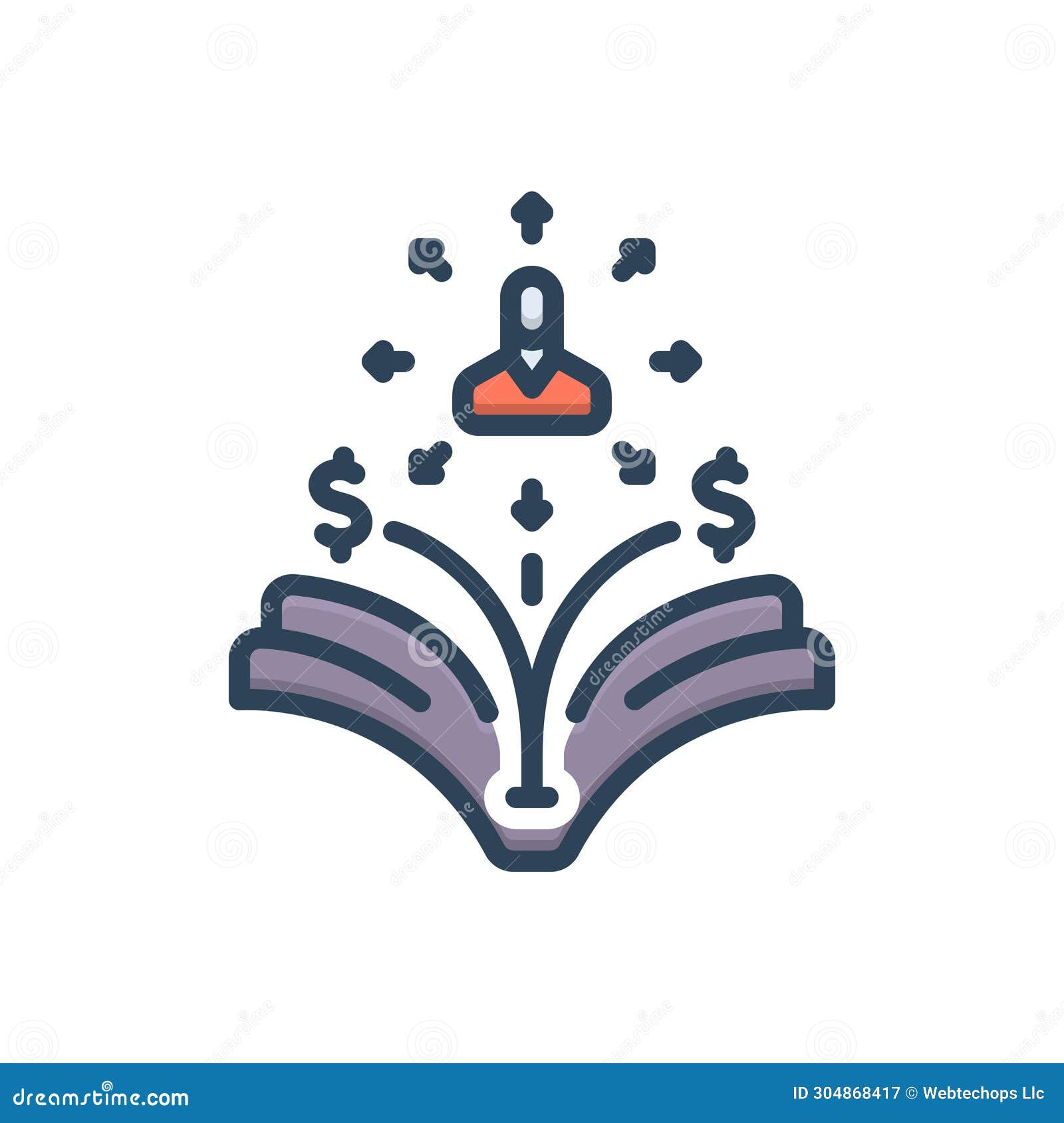 Self-directed Learning Concept Icon Cartoon Vector | CartoonDealer.com ...