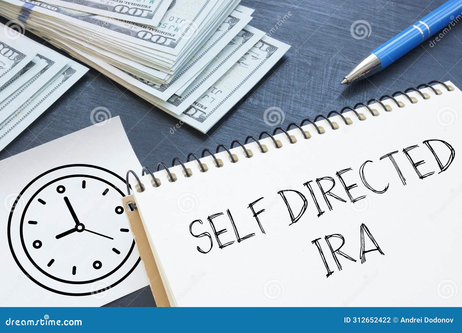 Self Directed IRA SDIRA is Shown Using the Text Stock Photo - Image of ...