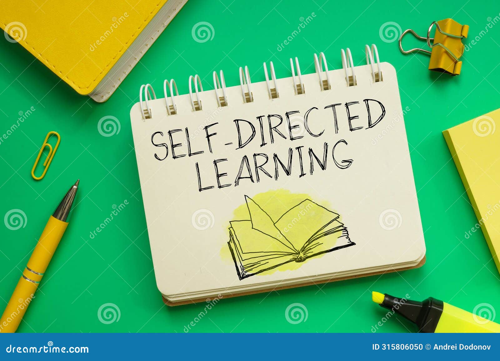 Self-Directed Learning is Shown Using the Text Stock Photo - Image of ...