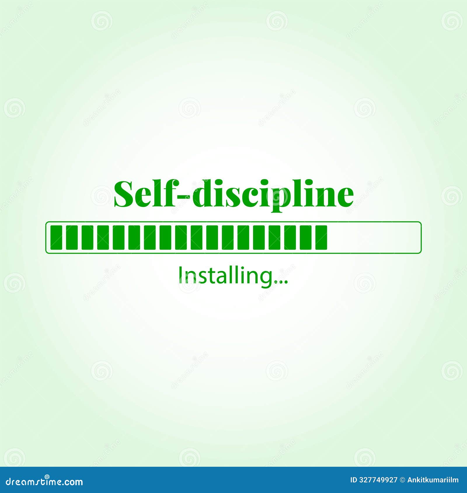 Self-discipline Linear Icons Set. Focus, Commitment, Willpower ...