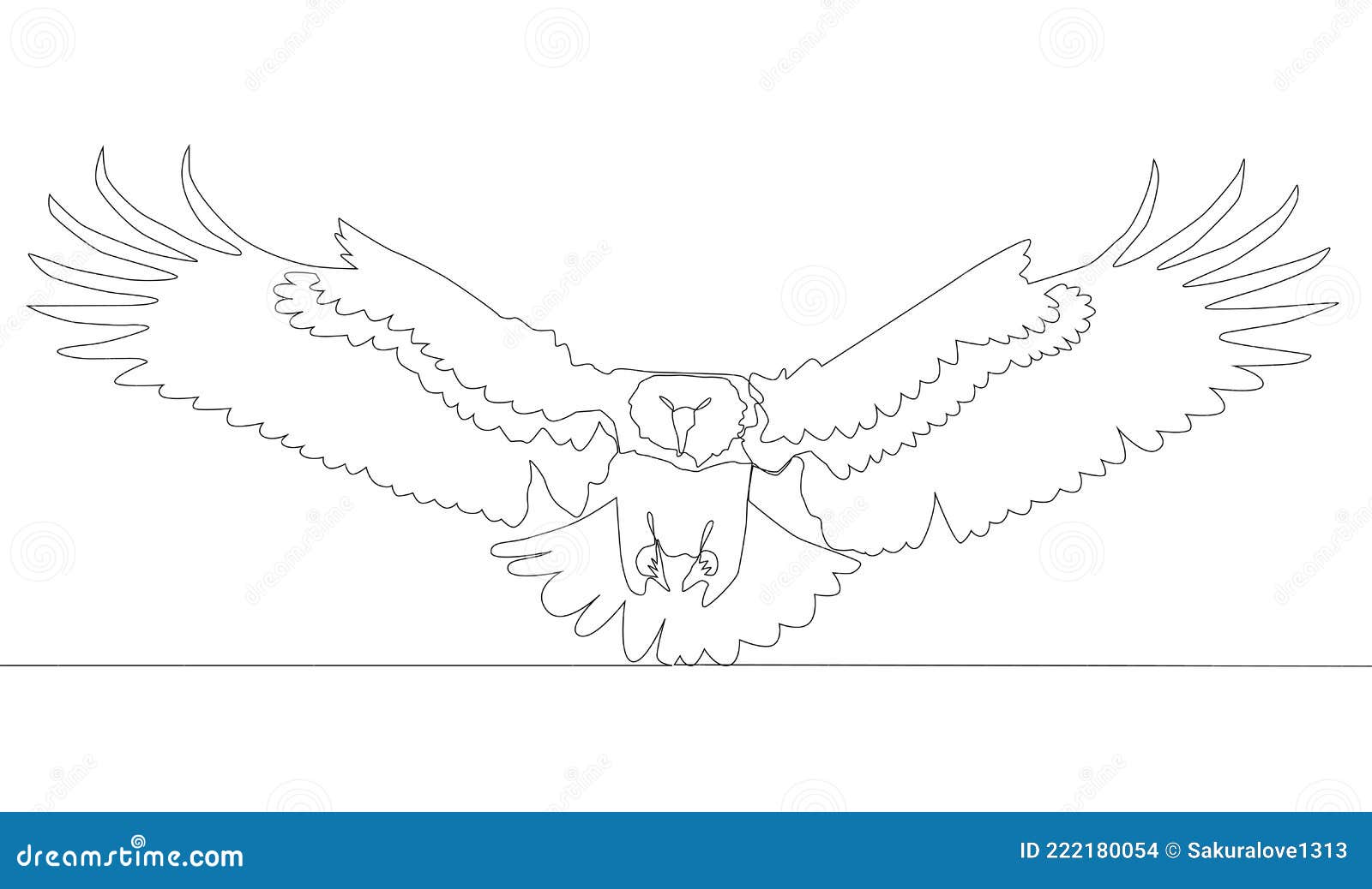 Self Drawing Animation of Continuous One Single Line Drawing of ...
