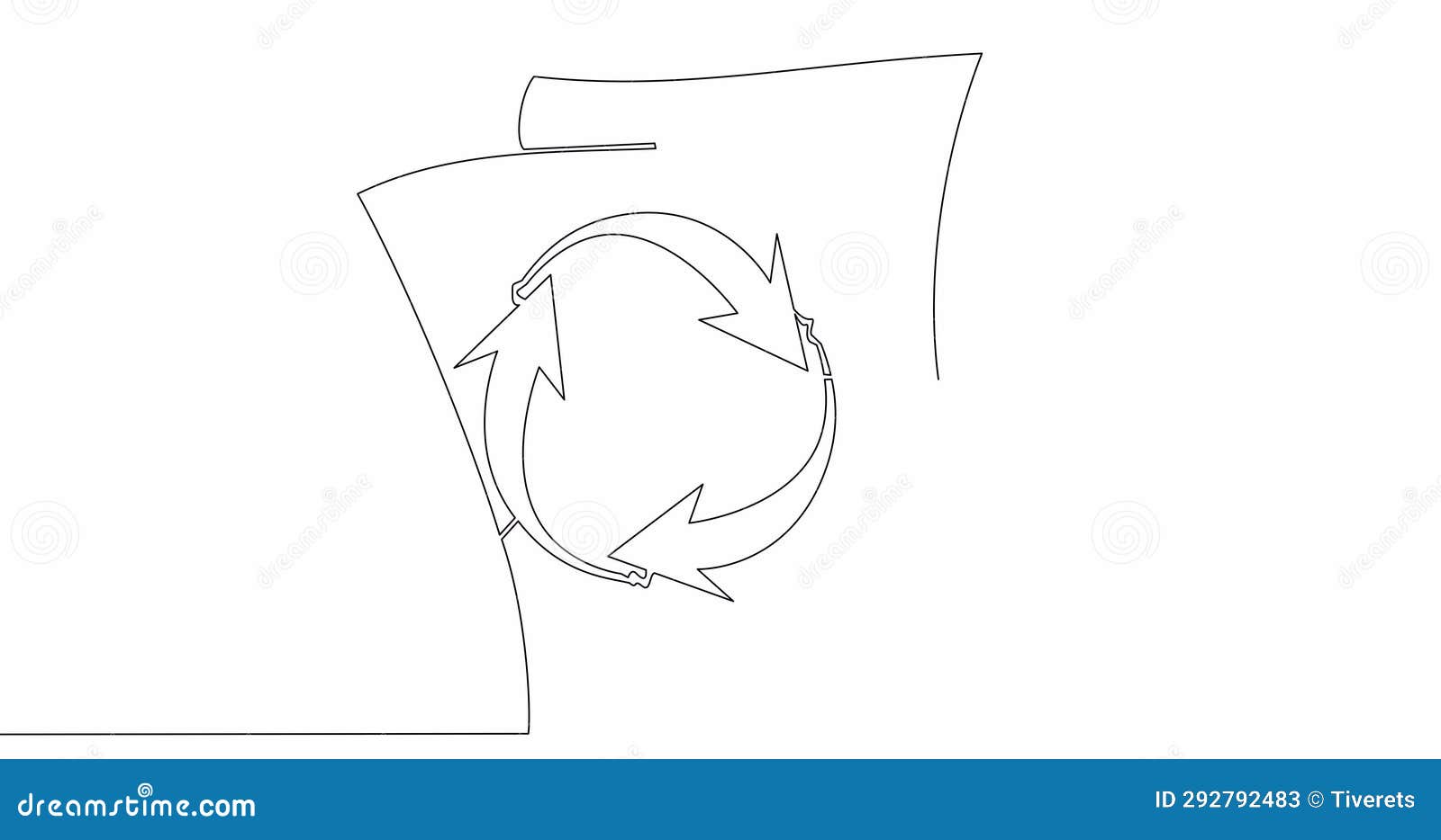 Self Drawing Line Animation Copy Documents Flow Continuous Line Drawn ...
