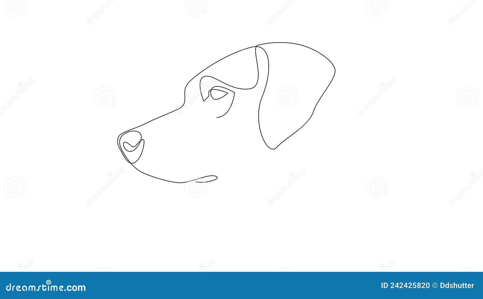 Self Drawing Simple Animation of Single Continuous One Line Drawing ...