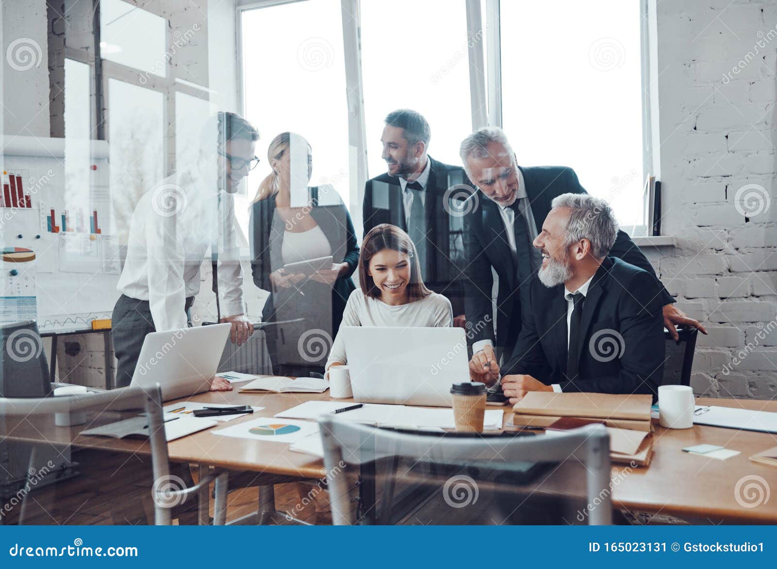 Self-driven business team stock image. Image of manager - 165023131