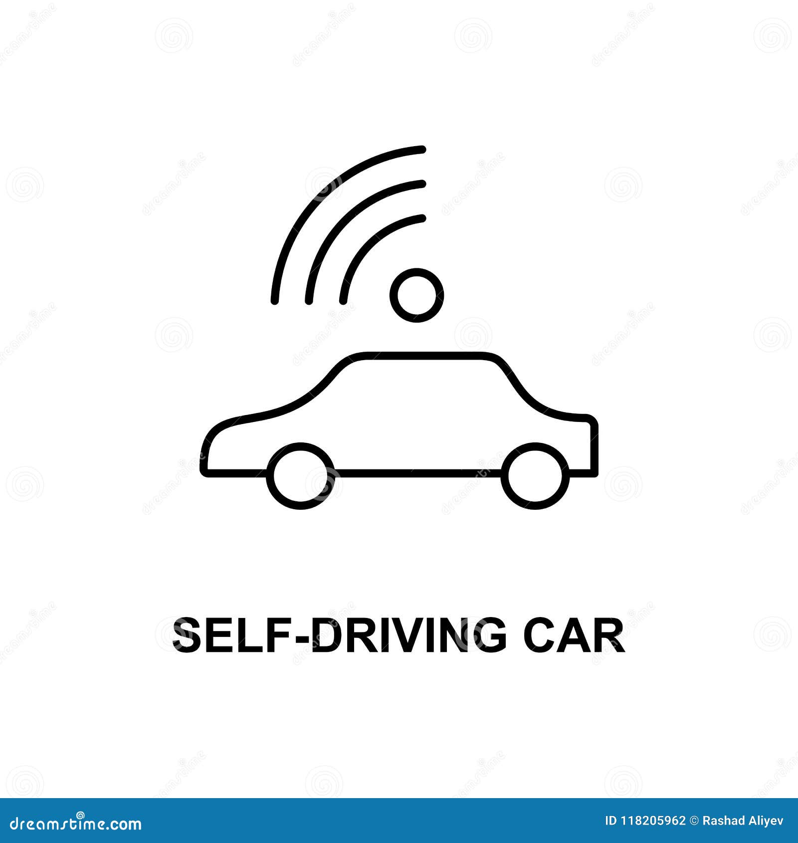 Self Driving Car Icon. Element of Technologies Icon with Name for ...