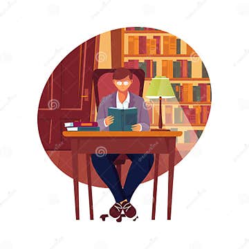 Self Education Composition stock vector. Illustration of student ...
