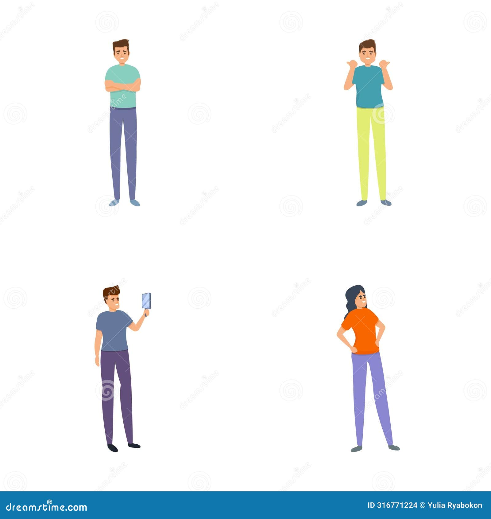 Self Esteem Icons Set Cartoon Vector. Self Confident People Stock ... Self Esteem Icons Set Cartoon Vector. Self Confident People Stock ...