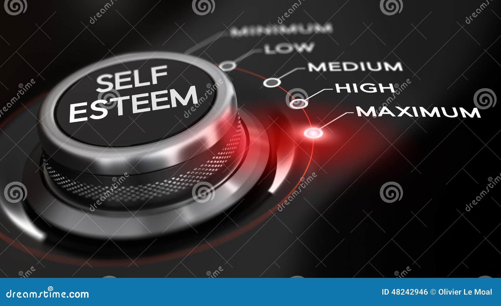 Self Esteem Attracts Success - Pictured As Word Self Esteem On A Magnet ...