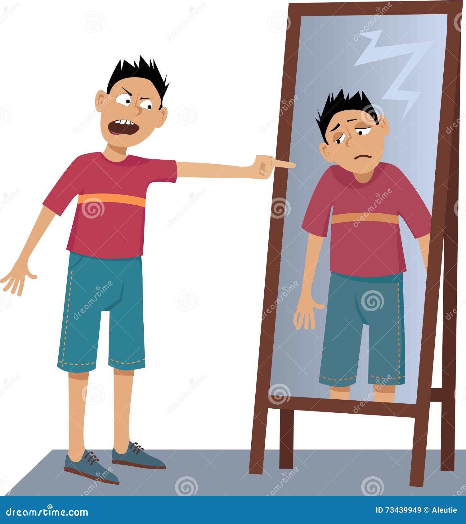 Self-hate stock vector. Illustration of self, emotion - 73439949 Self-hate stock vector. Illustration of self, emotion - 73439949