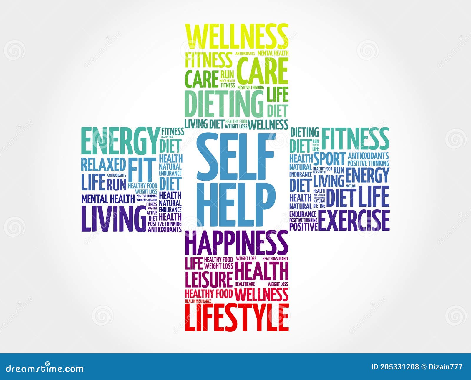 Self Help word cloud stock illustration. Illustration of leaders ...