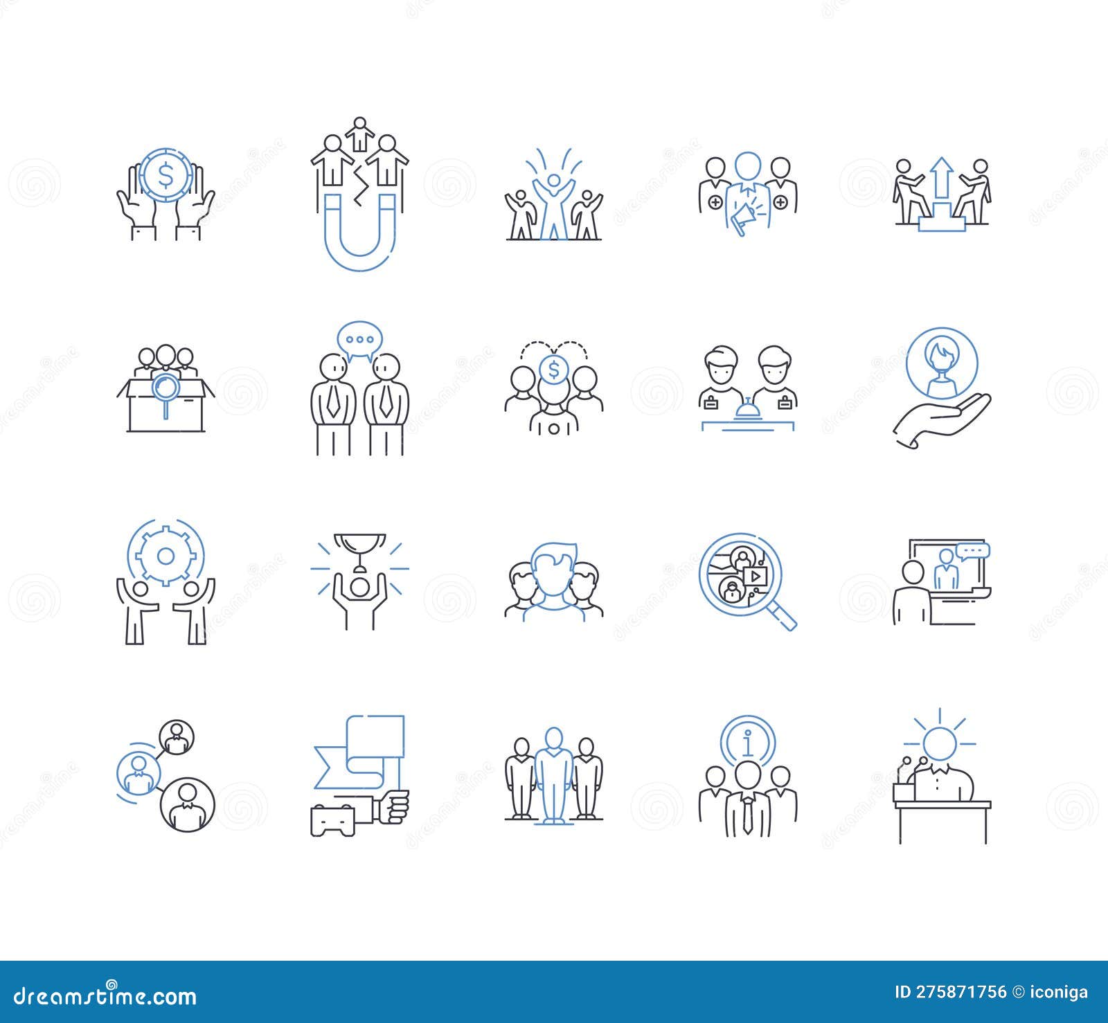 Self-improvement Line Icons Collection. Growth, Motivation, Progress ...