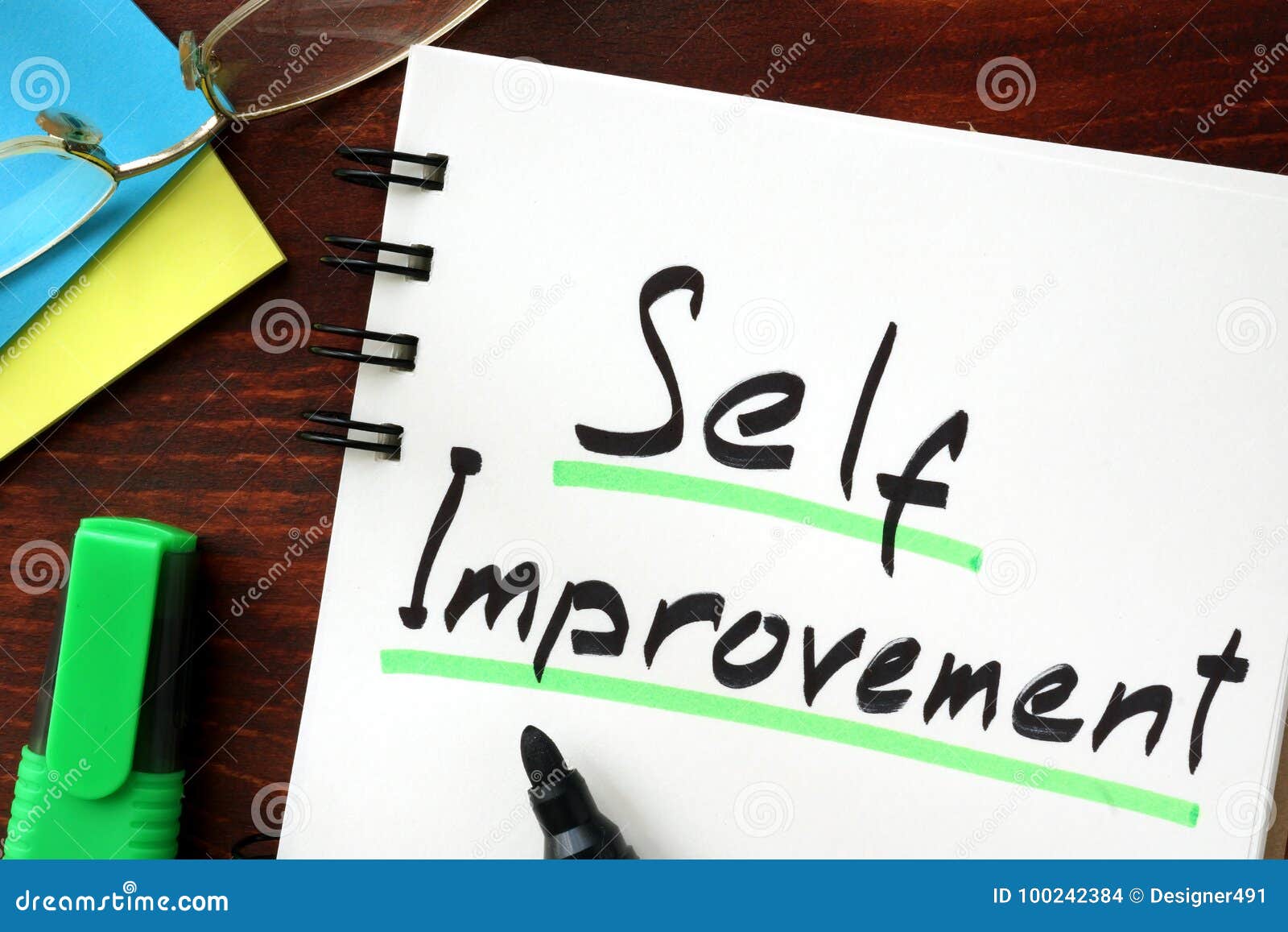 Self improvement. stock photo. Image of background, improve - 100242384