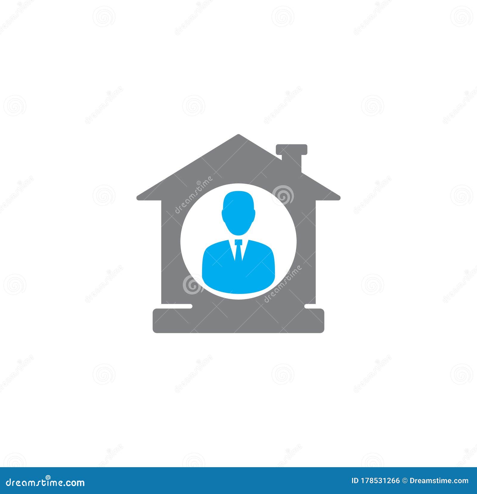 Self Isolation Related Icon on Background for Graphic and Web Design ...