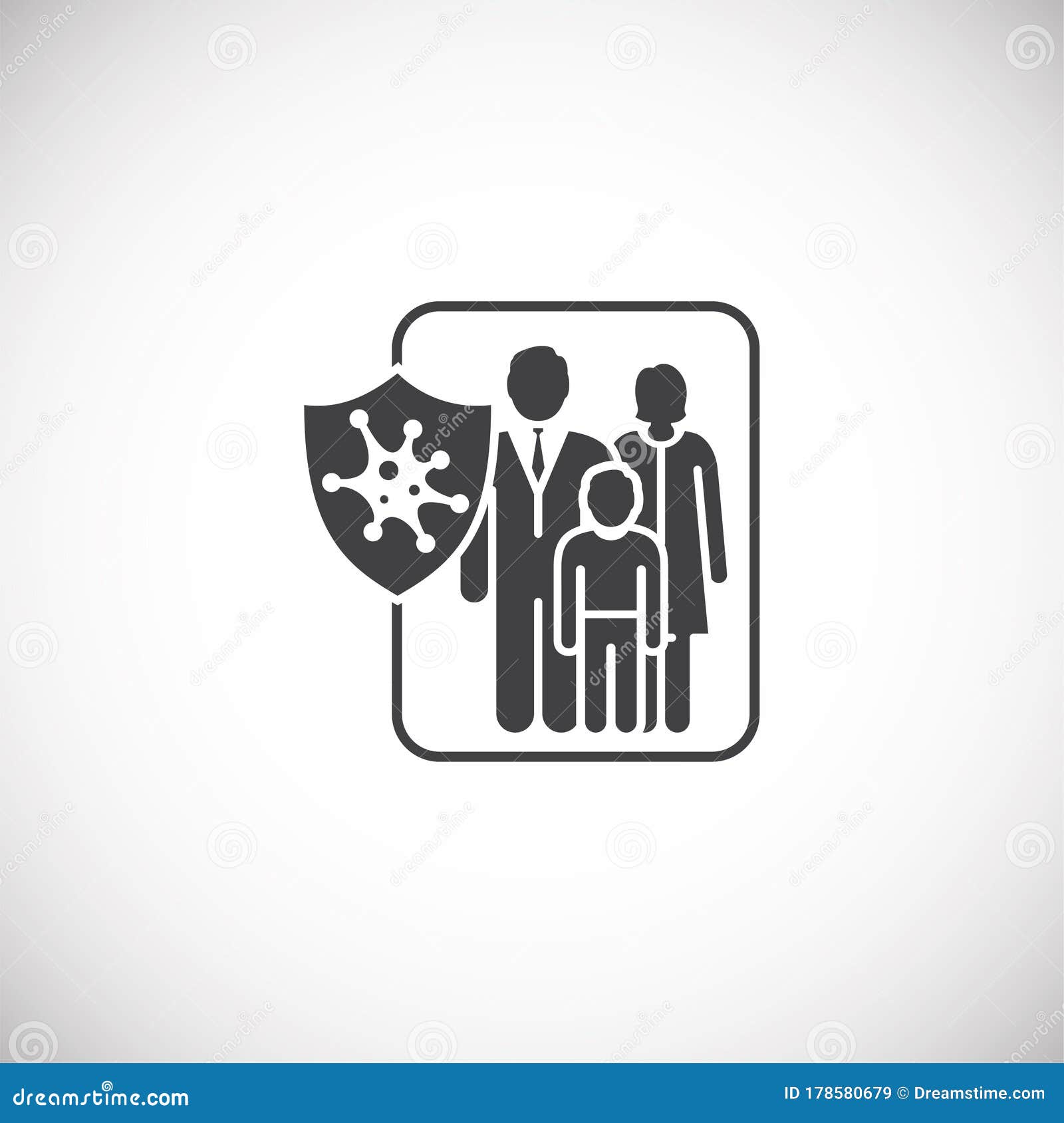 Self Isolation Related Icon on Background for Graphic and Web Design ...