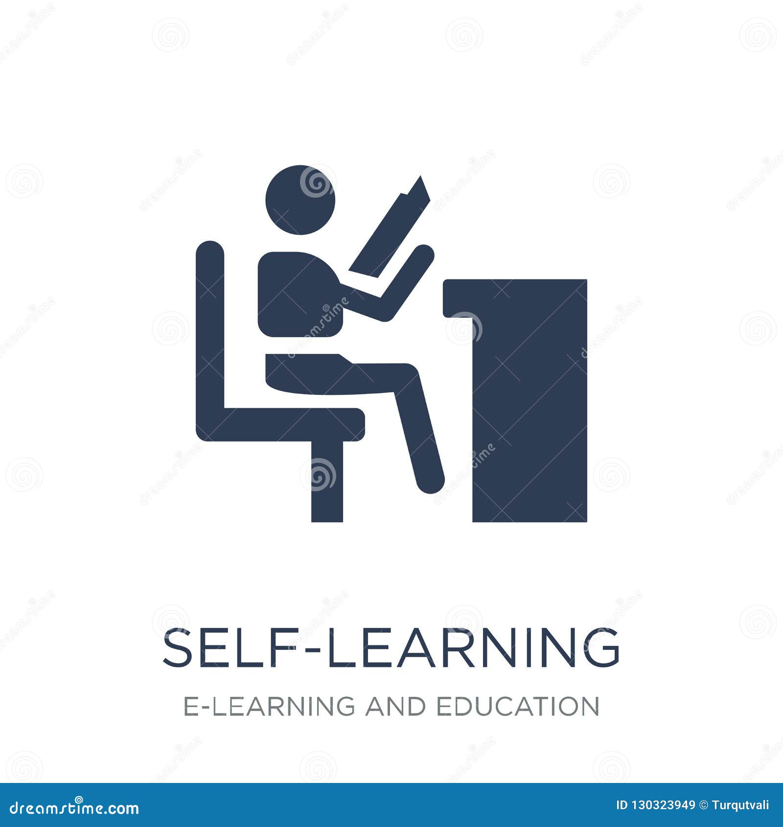 Self-learning Icon. Trendy Flat Vector Self-learning Icon on White ...
