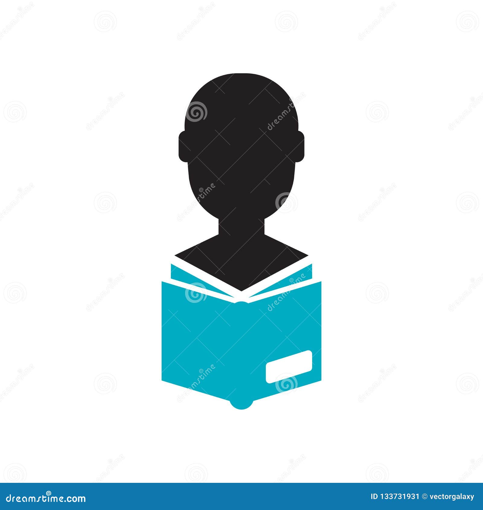 Self Learning Icon Vector Sign and Symbol Isolated on White Background ...