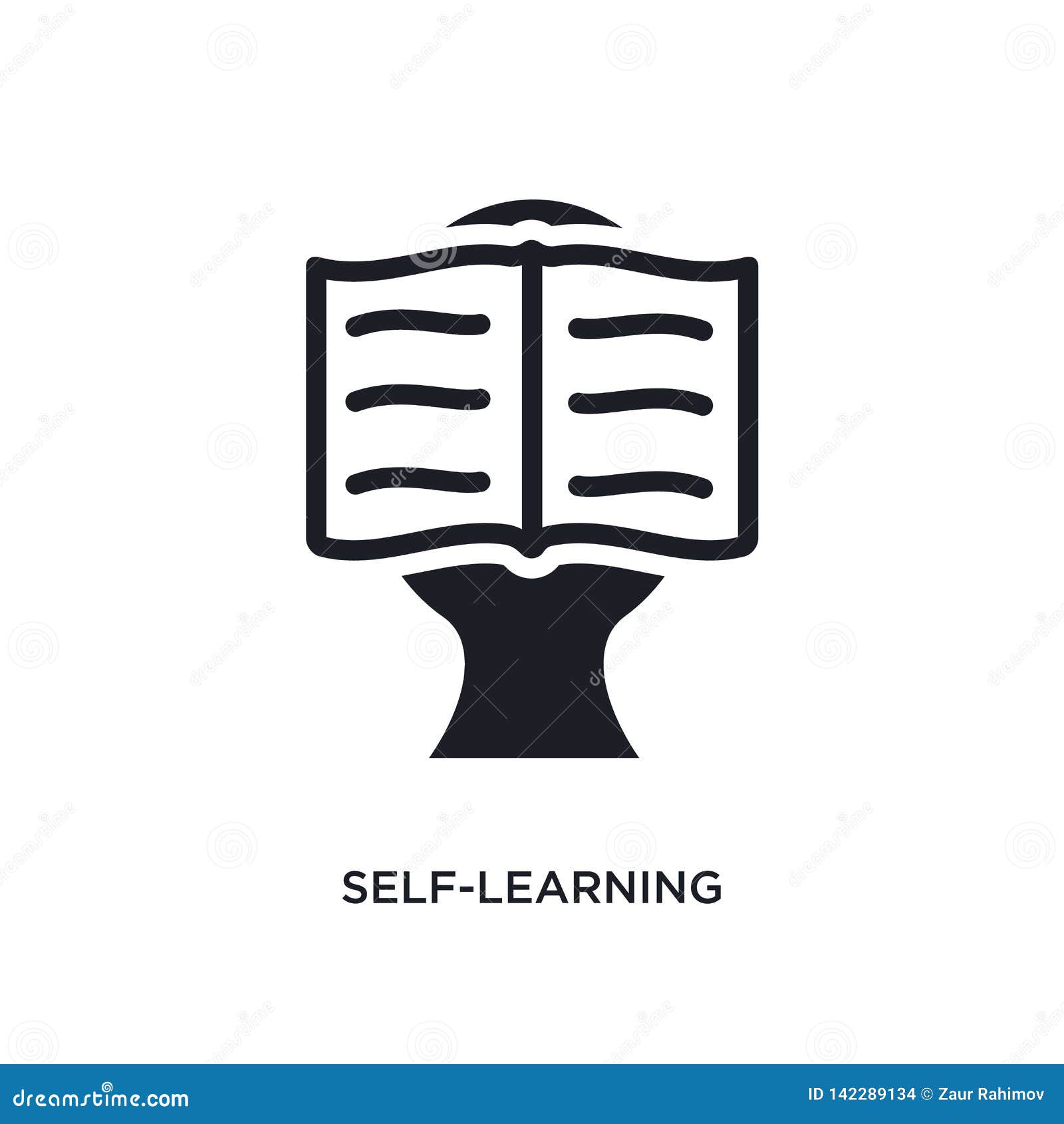 Self-learning Isolated Icon. Simple Element Illustration from E ...
