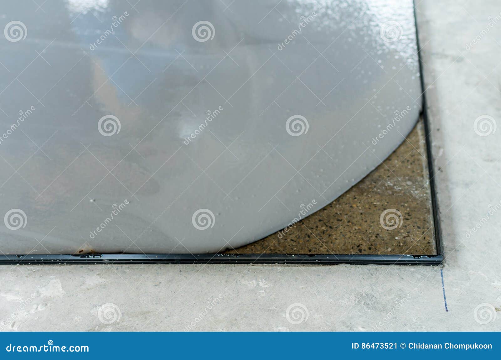 Self leveling mortar stock image. Image of house, grout - 86473521