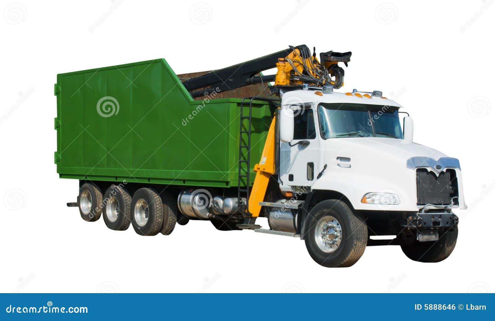 Self loading debris hauler stock photo. Image of debris - 5888646