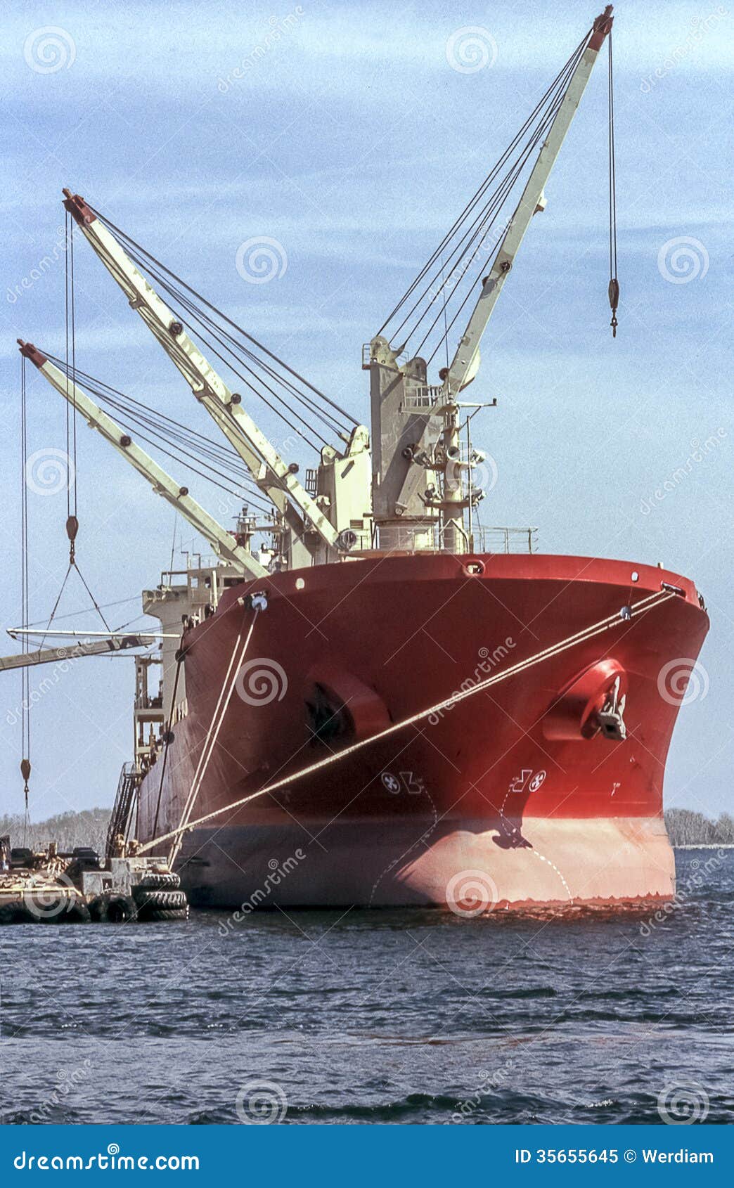 Self loading ship stock image. Image of coastline, docked - 35655645