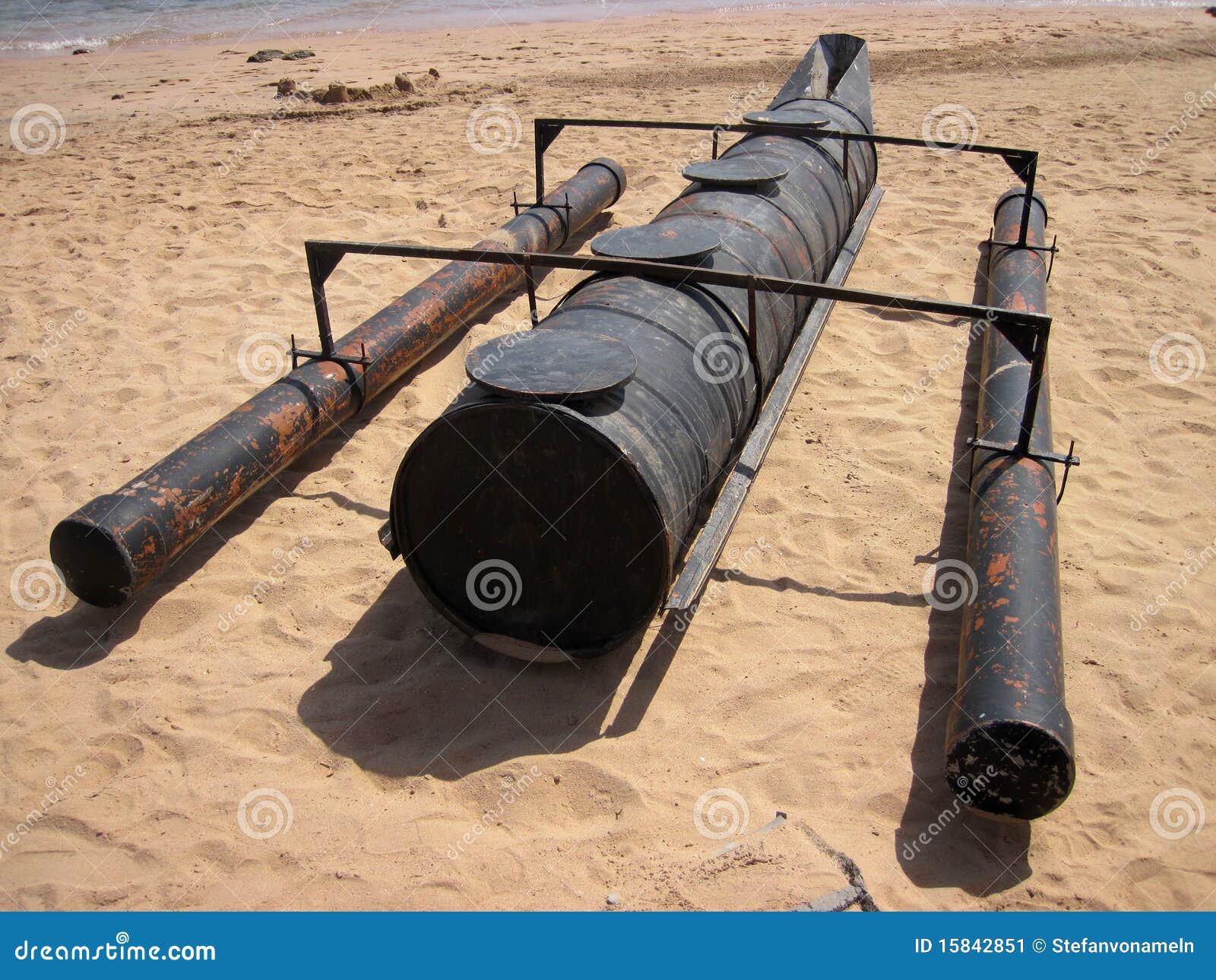 Self-made banana boat stock image. Image of floss, banana - 15842851