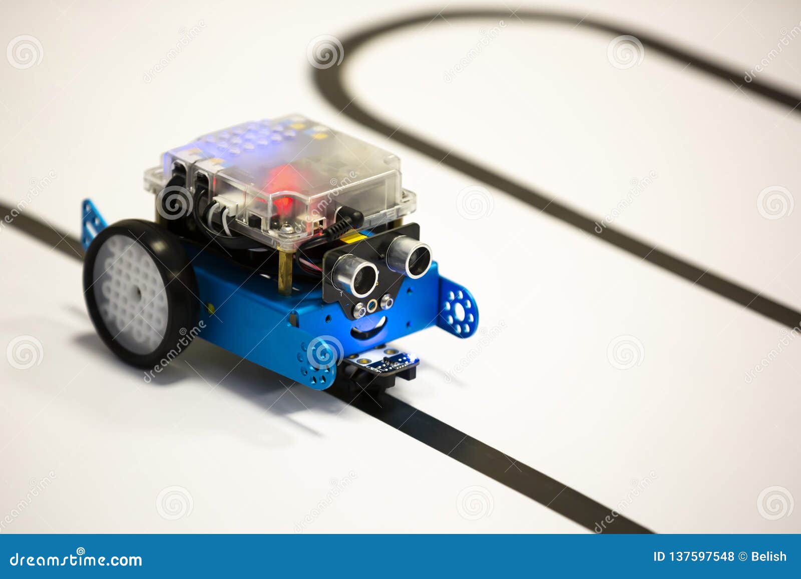 Self-made Robot by Student Start Stock Photo - Image of industrial ...