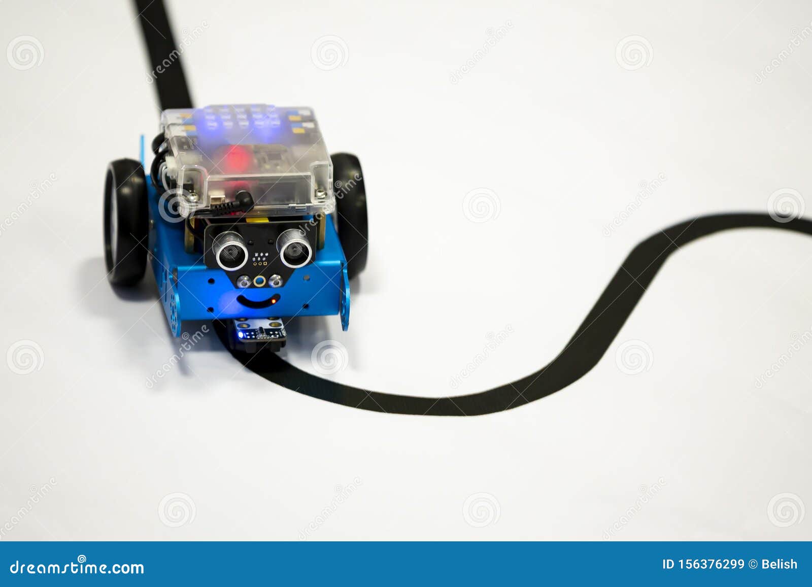 Self-made Robot by Student Start Stock Image - Image of computer ...