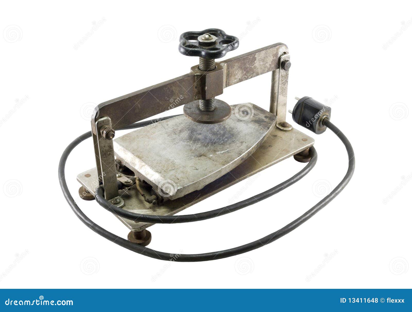 Self-made vulcanizer stock photo. Image of handwork, tool - 13411648