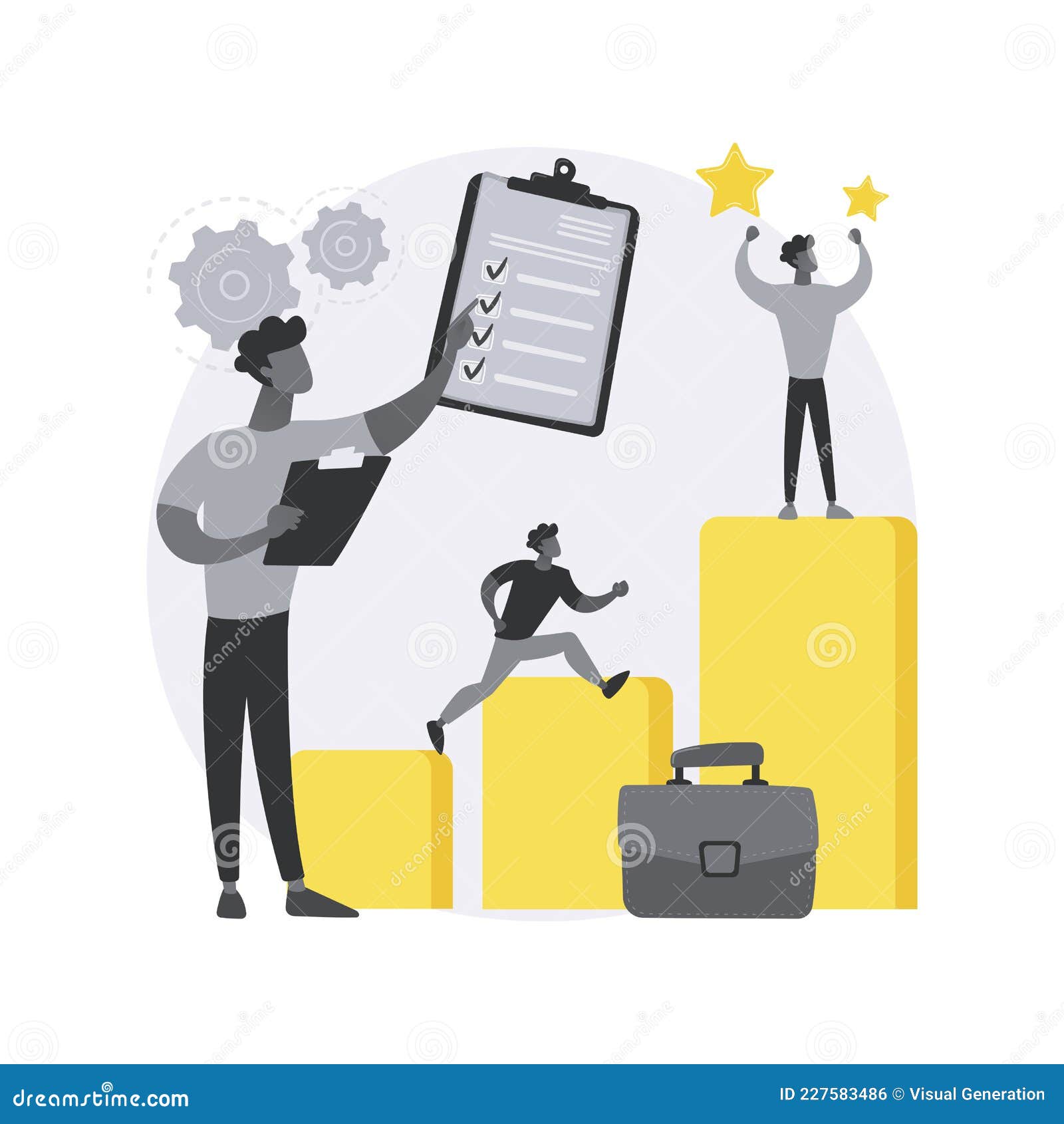 Self Management Abstract Concept Vector Illustration. Stock ...