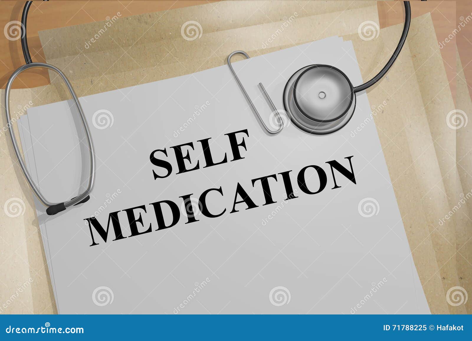 Self Medication Medicial Concept Stock Illustration - Illustration of ...