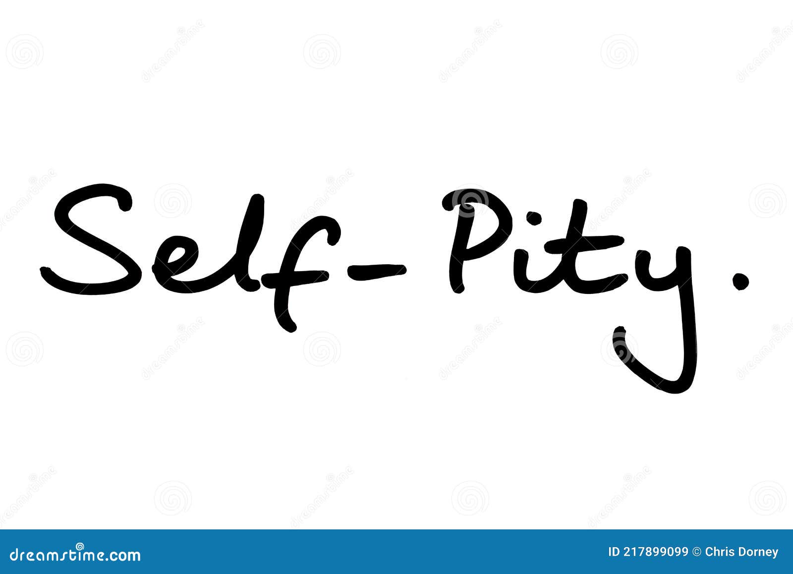 Self Pity Chalk White Icon On Black Background Cartoon Vector ...