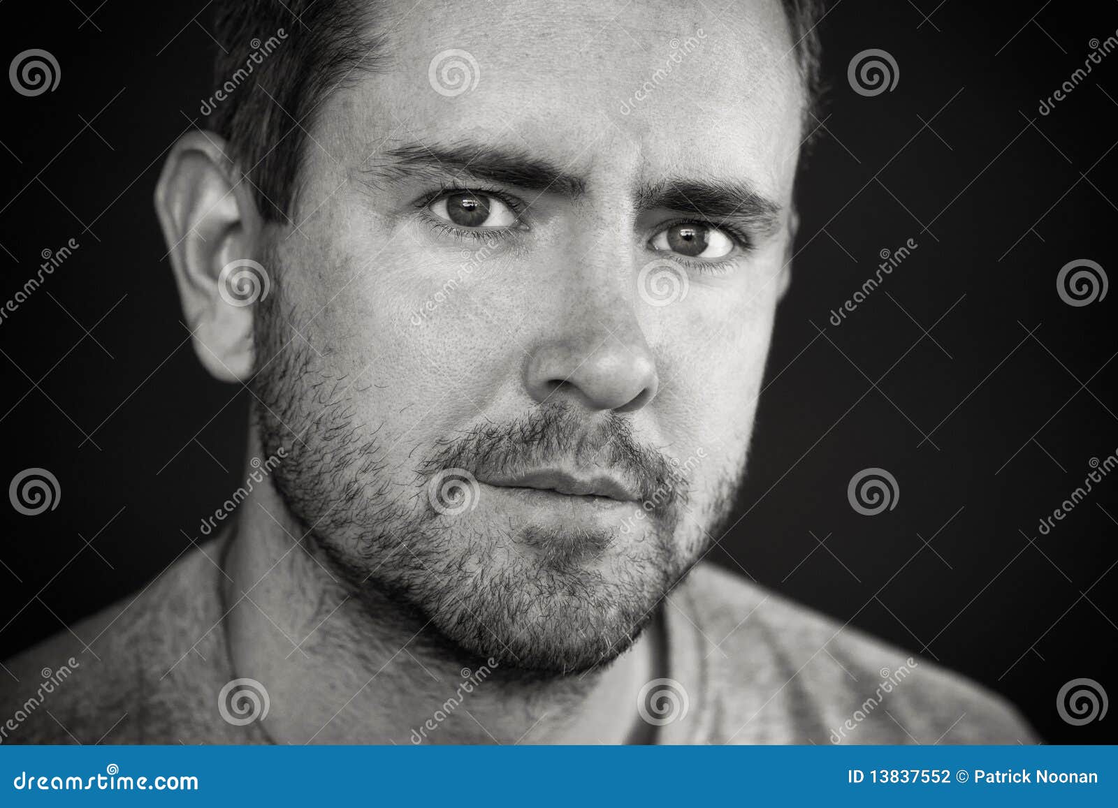 Self Portrait stock photo. Image of beard, self, head - 13837552