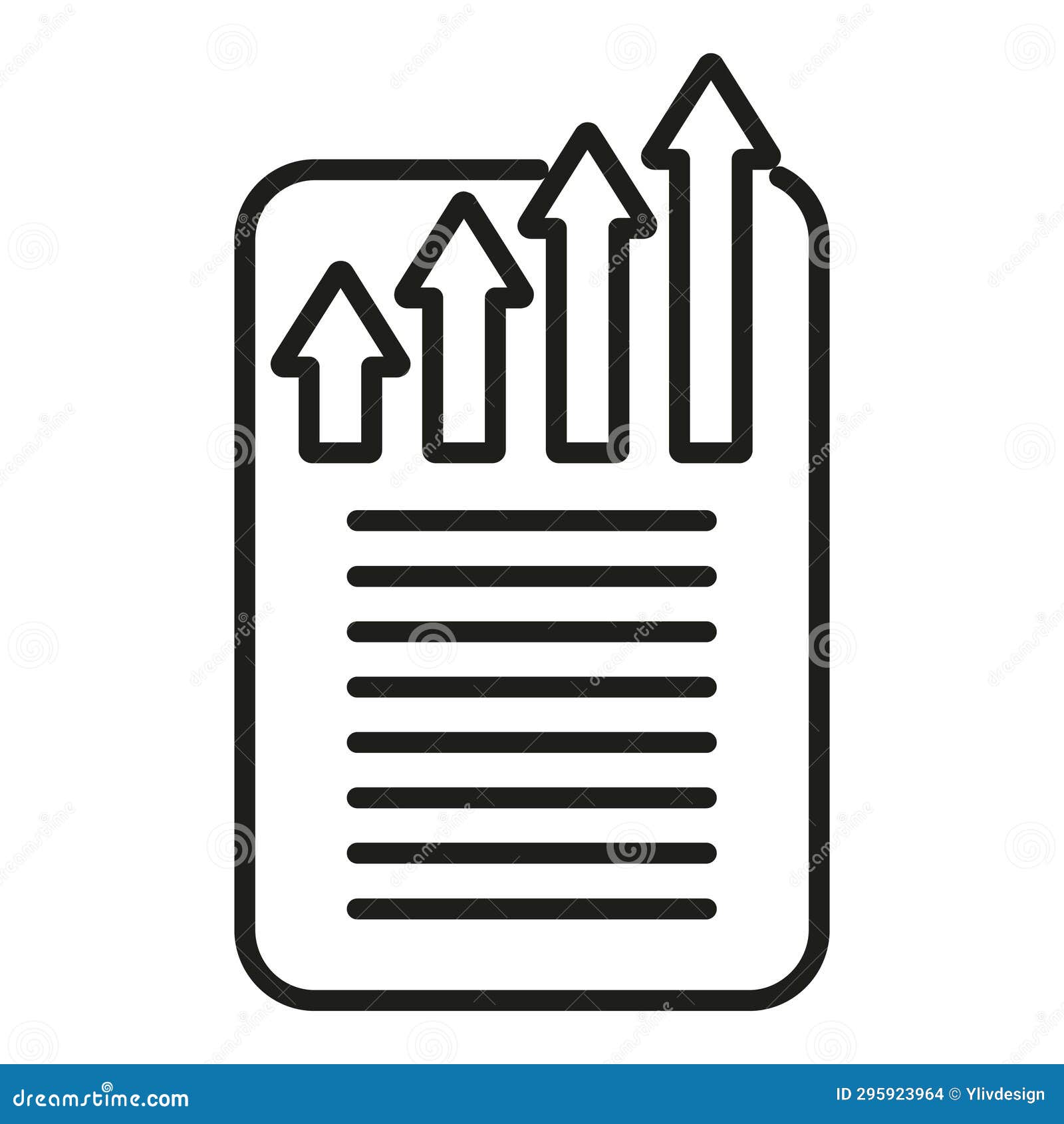 Self Power Realization Doc Icon Outline Vector. Business Vision Stock ...