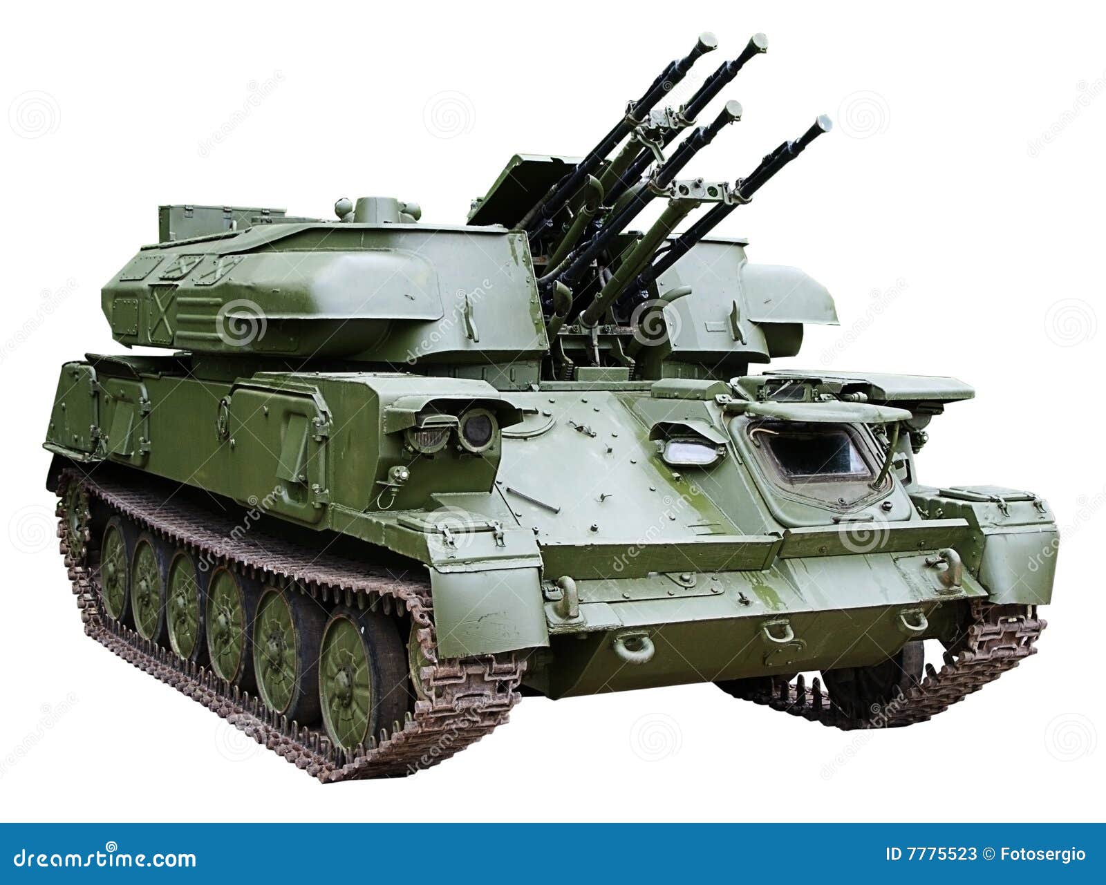 Self-propelled Armored Artillery Howitzer Royalty-Free Stock ...