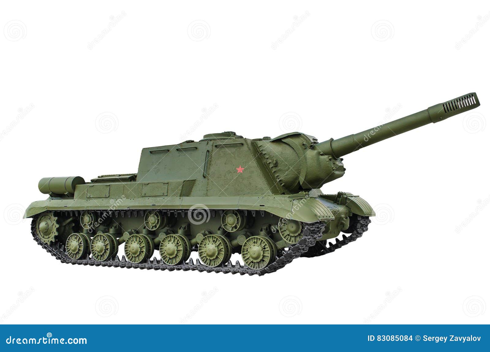Self-propelled Artillery Installation ISU 152 Stock Photo - Image of ...