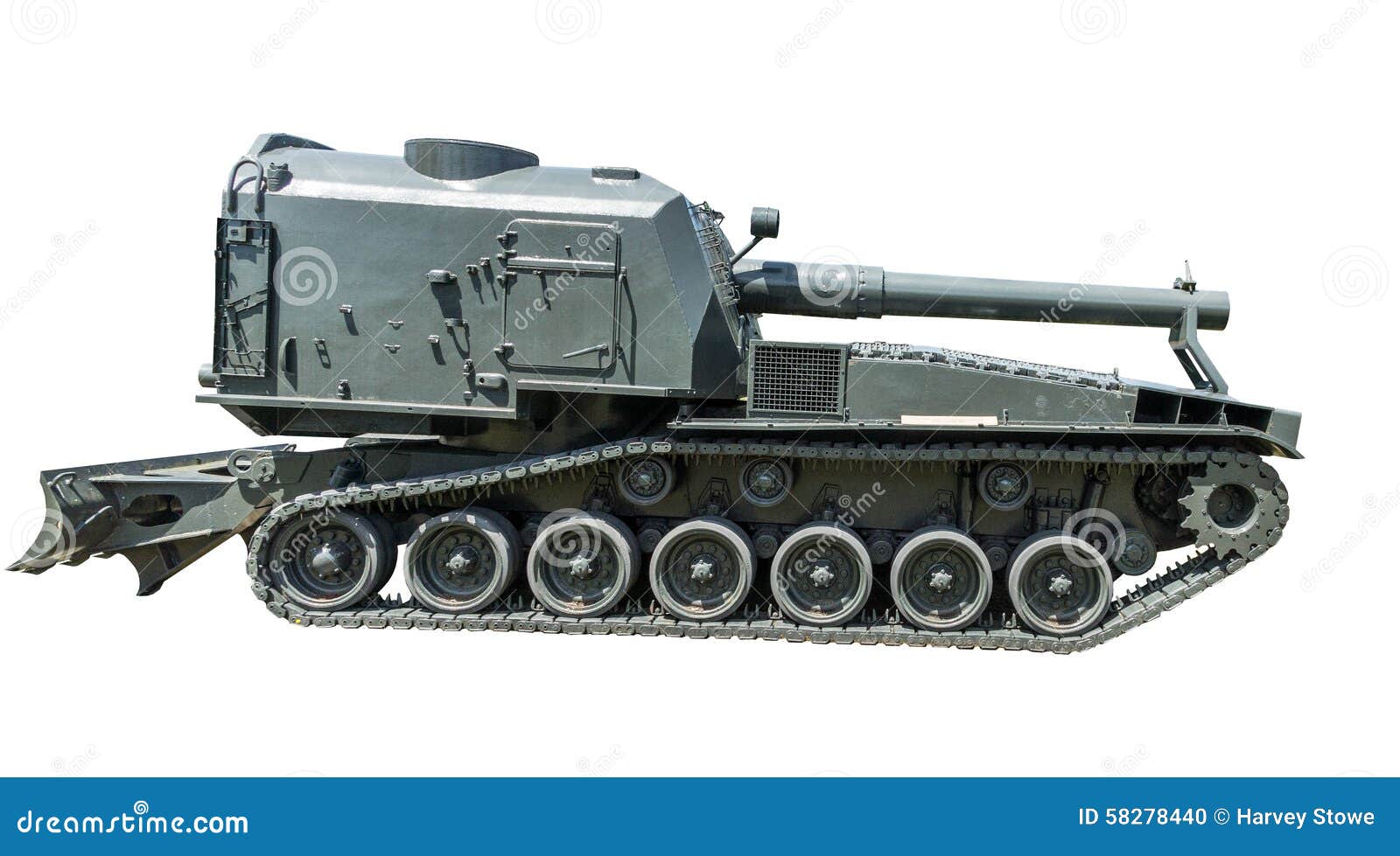 Self Propelled Howitzer stock photo. Image of power, strong - 58278440