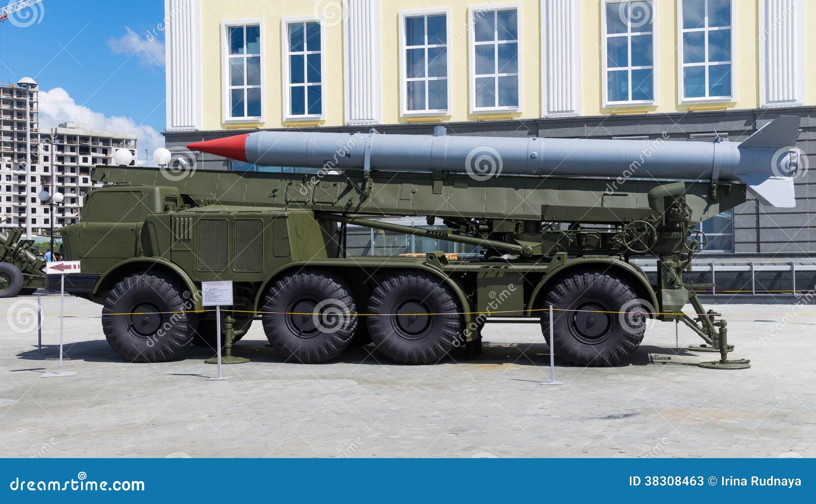 Self-propelled Rocket Installation an Exhibit of a Military Museum ...