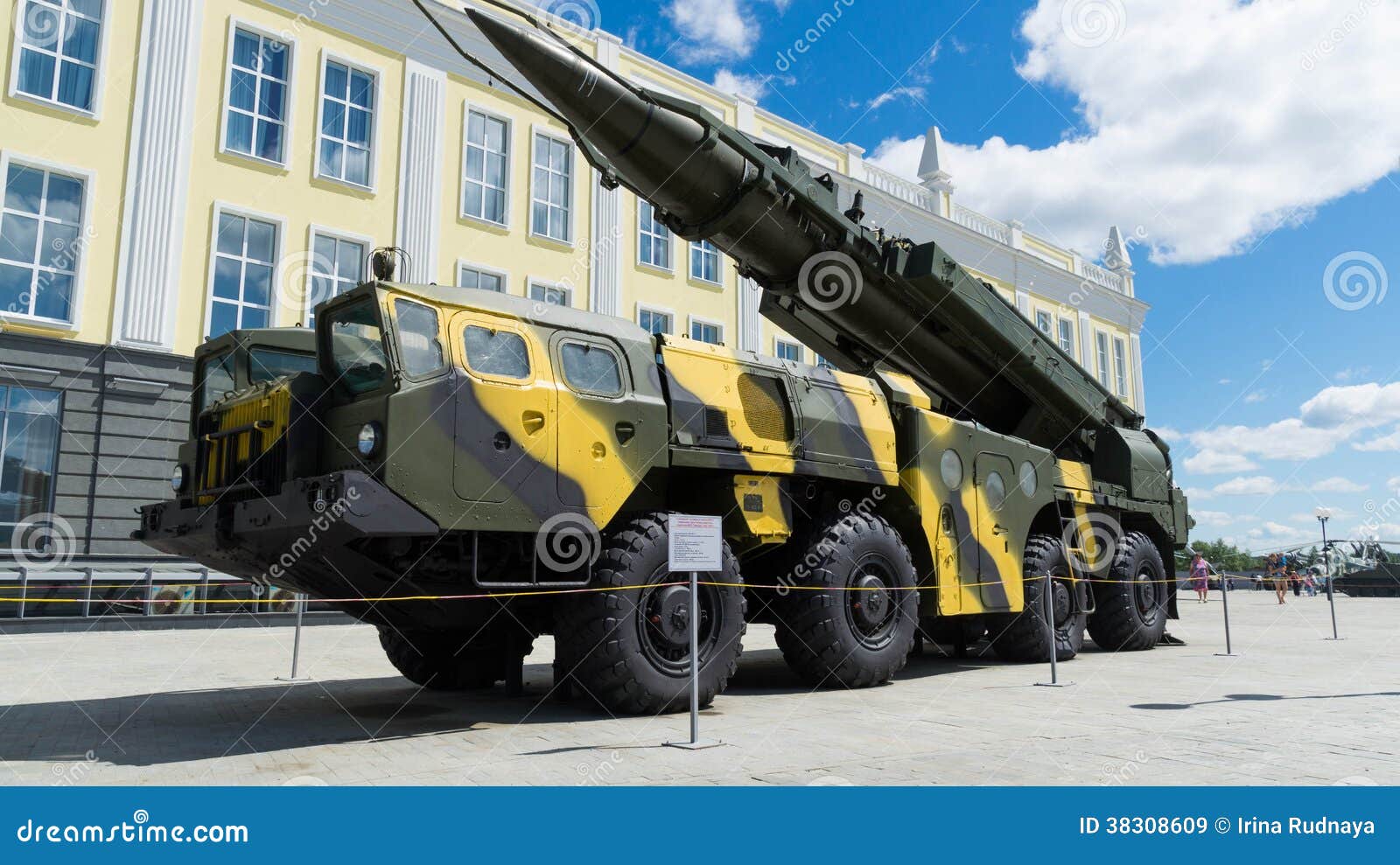 Self-propelled Rocket Installation an Exhibit of a Military Museum ...