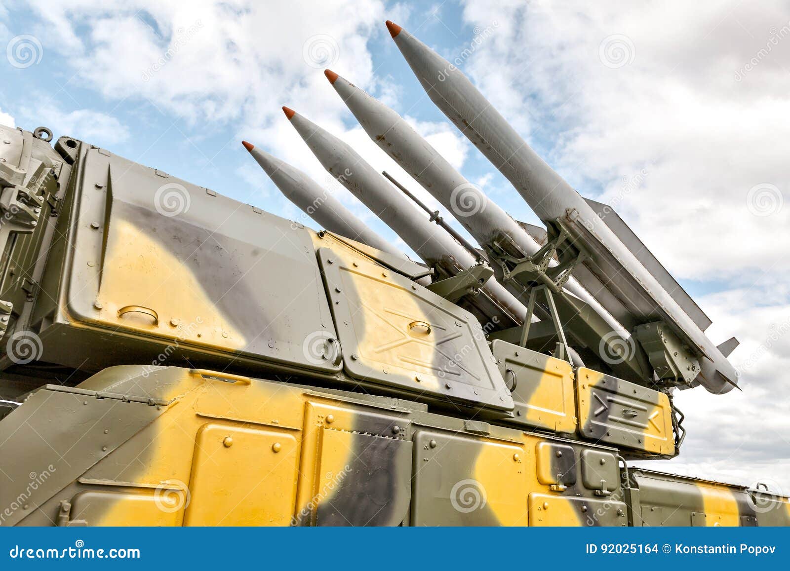 Self-propelled Rocket Launcher Stock Photo - Image of industry ...