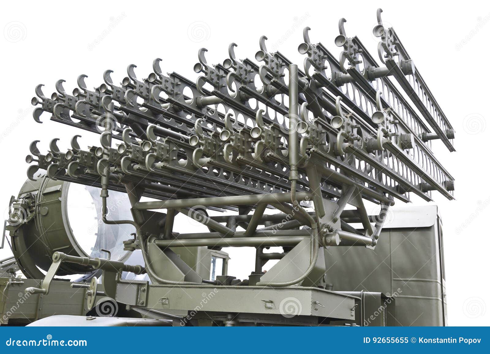 Self-propelled Rocket Launcher Stock Image - Image of antiaircraft ...