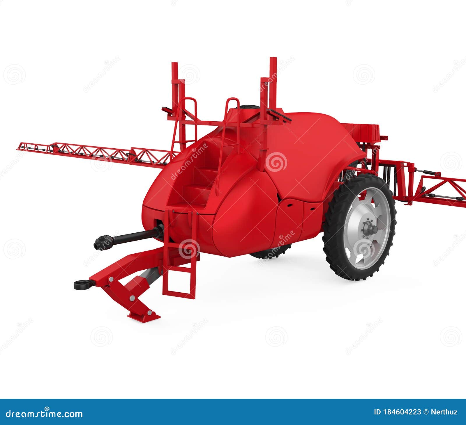 Self-propelled Sprayer Isolated Stock Illustration - Illustration of ...