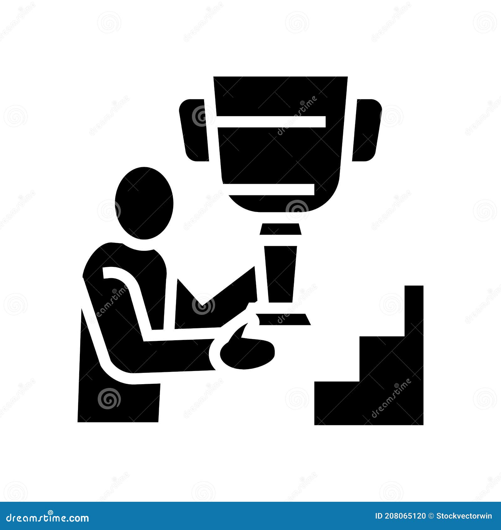 Self-realization People Value Glyph Icon Vector Illustration Stock ...