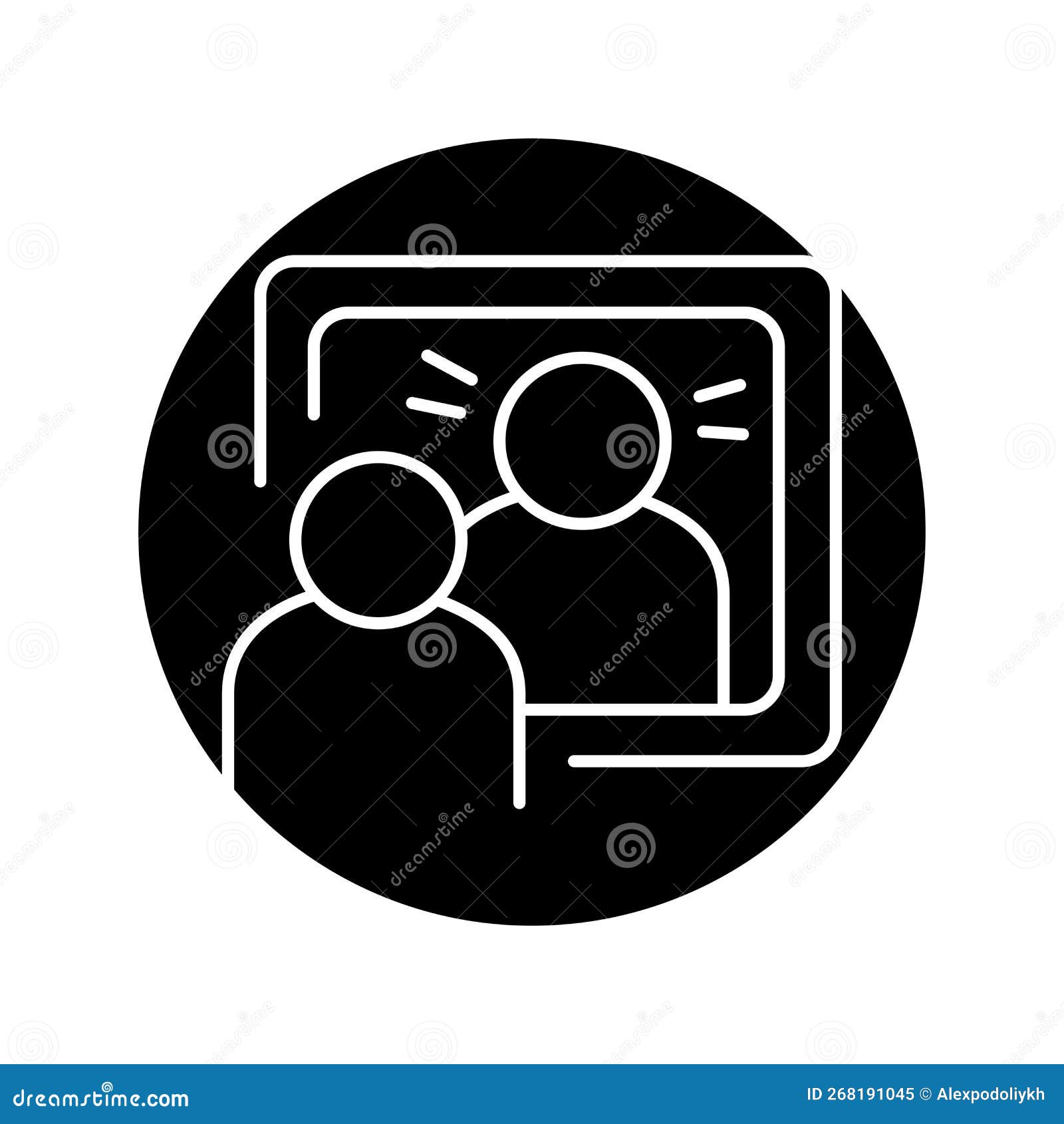Self Reflection Color Line Icon. Human Behavior Stock Vector ...
